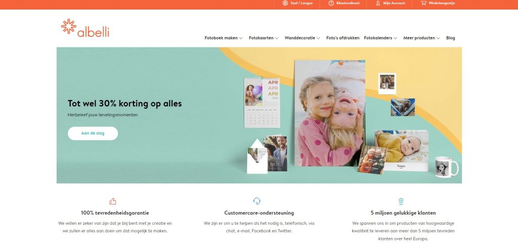 Albelli kortingscode: - 40% korting (België) in december 2025